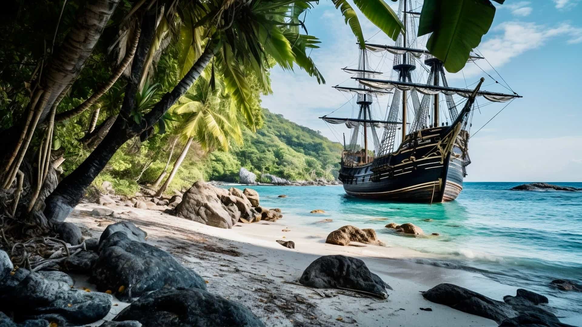 Saona Island, setting of Pirates of the Caribbean